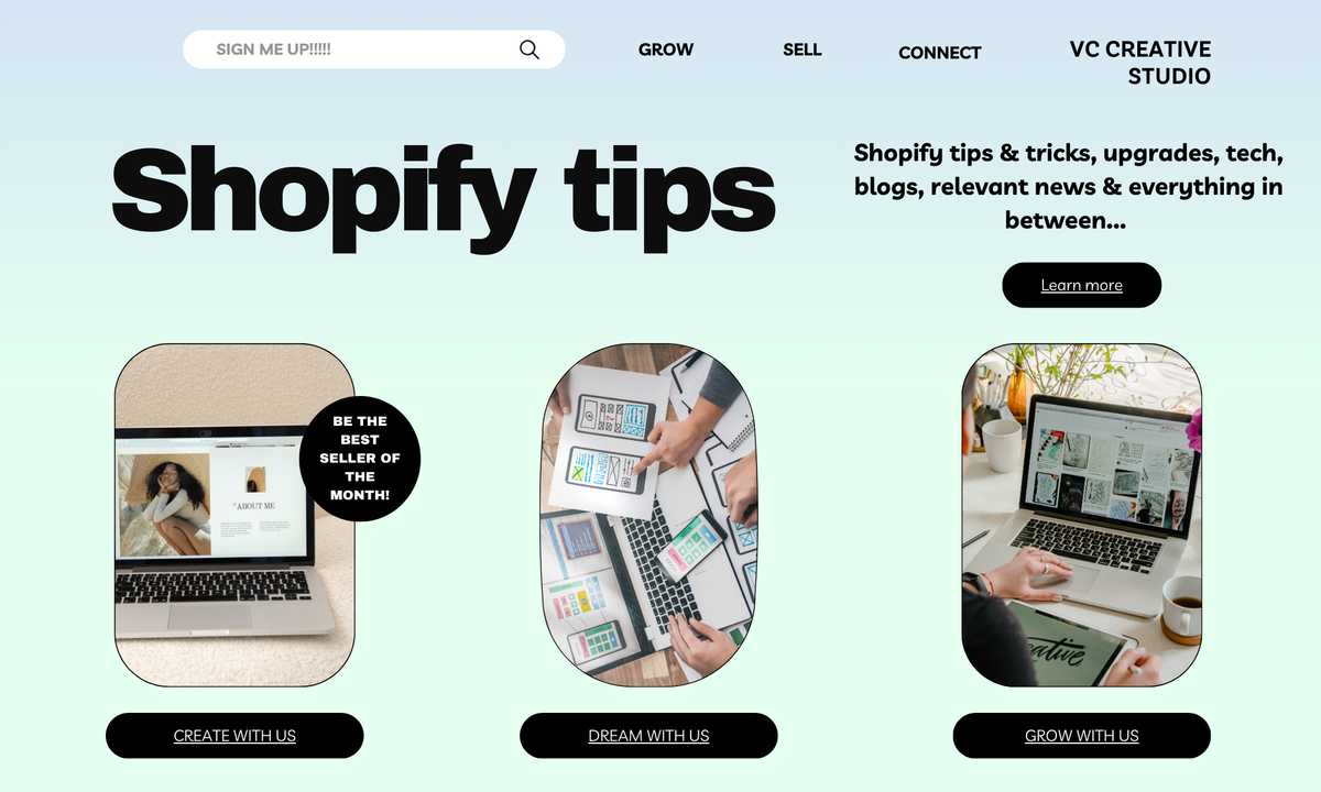 Tips & Tricks for Your Shopify Store – VC Creative Studio